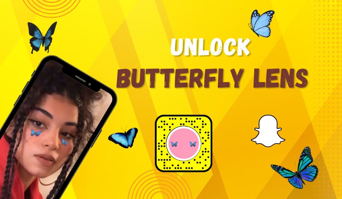 How to Unlock the Butterflies Lens on Snapchat (2023) | Geekman