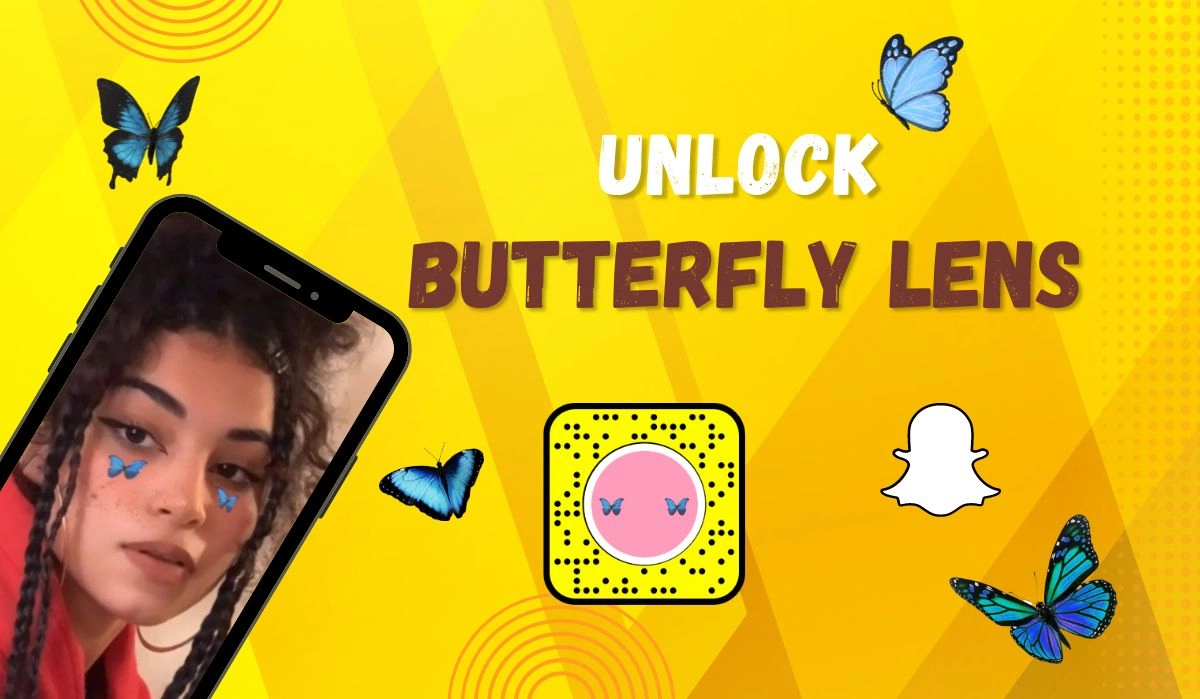How to Unlock the Butterflies Lens on Snapchat (2024) | Geekman
