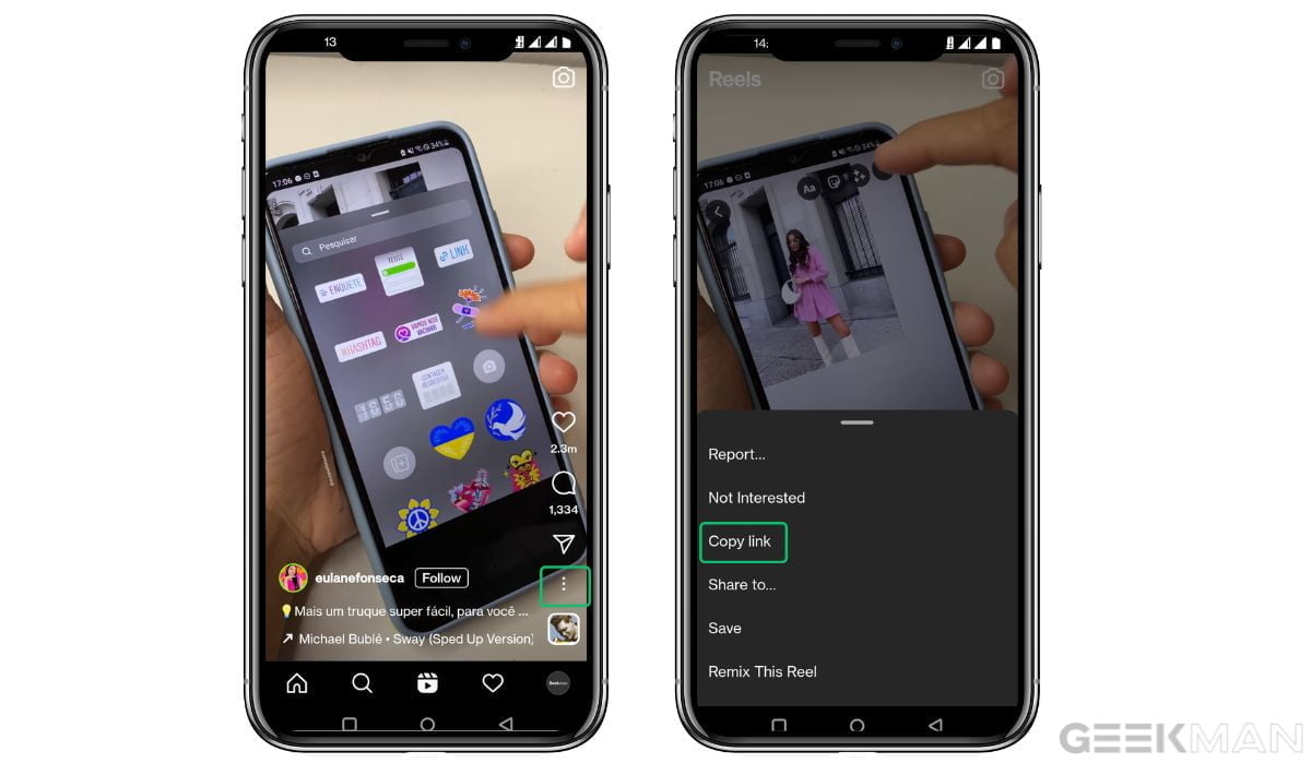 How To Download Instagram Reels And Video, On IPhone And Android | Geekman