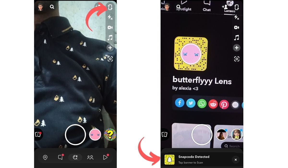 How To Unlock The Butterflies Lens On Snapchat (2023) | Geekman